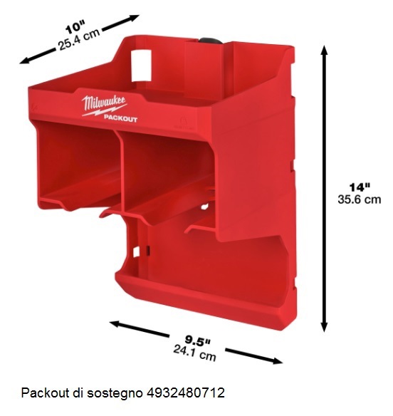 Packout™ sistema a parete starter kit - Milwaukee | Vanzo Centro Fer