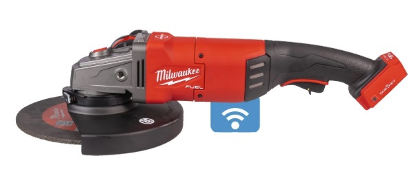 Smerigliatrice angolare 230 mm. interruttore paletta 18V - Milwaukee ...