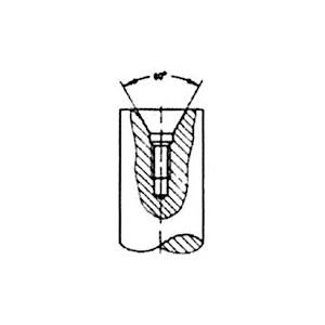 PUNTE CORTE PER FORI DI CENTRAGGIO DA FILETTARE DIN 332 TIPO N | Vanzo ...