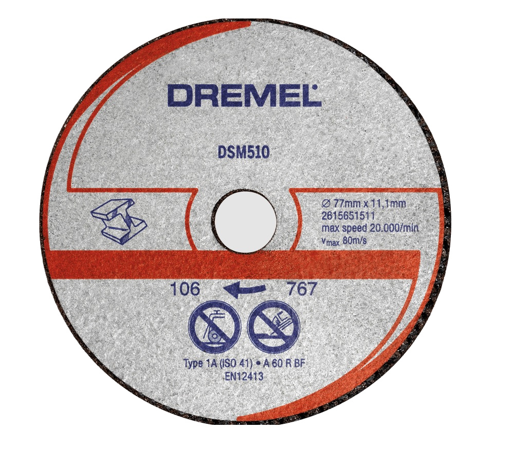 Dremel 3 dischi taglio DSM510 per metallo e plastica - Dremel | Vanzo ...