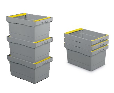 Cassetta Delta 600x400x230 mm. grigio CONFEZIONE DA 5 PEZZI - Imilani ...