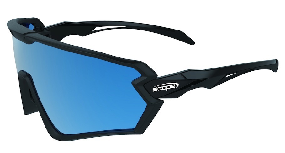 Occhiale Skyler lente PC specchio blu - Industrial Starter | Vanzo ...