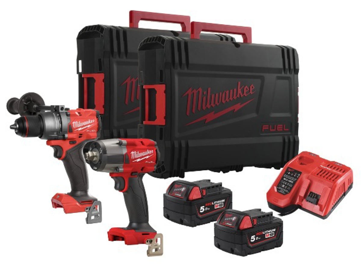 M18FPP2B3-502X KIT M18 FUEL™ trapano + avvitatore 18V - Milwaukee ...