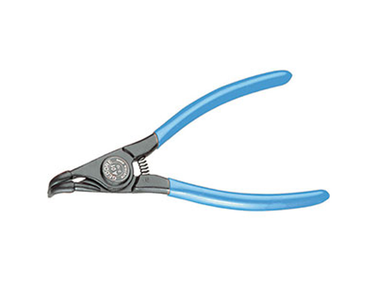 PINZE CURVE DIN 5254B PER ANELLI DI FERMO ESTERNI DIN 471 - DIN 983 ...