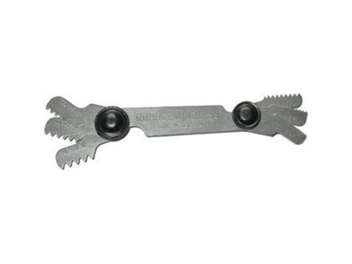 CONTAFILETTI TIPO SEMPLICE PER FILETTI GAS A 55°.CON 6 LAME - Sicutool ...