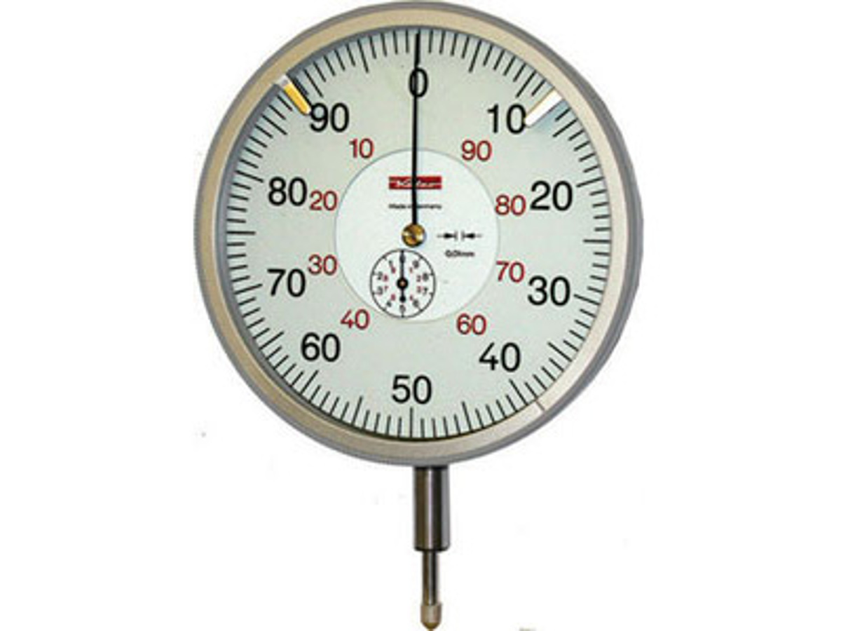 COMPARATORI DI PRECISIONE ASTA DI MISURAZIONE E PUNTALE INOX QUADRANTE ...