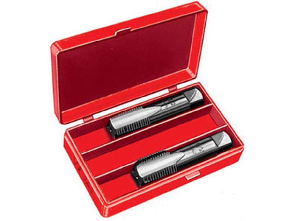 SERIE MASCHI A MANO FILETTATURA PASSO GAS CILINDRICO PER FILETTARE TUBI ...