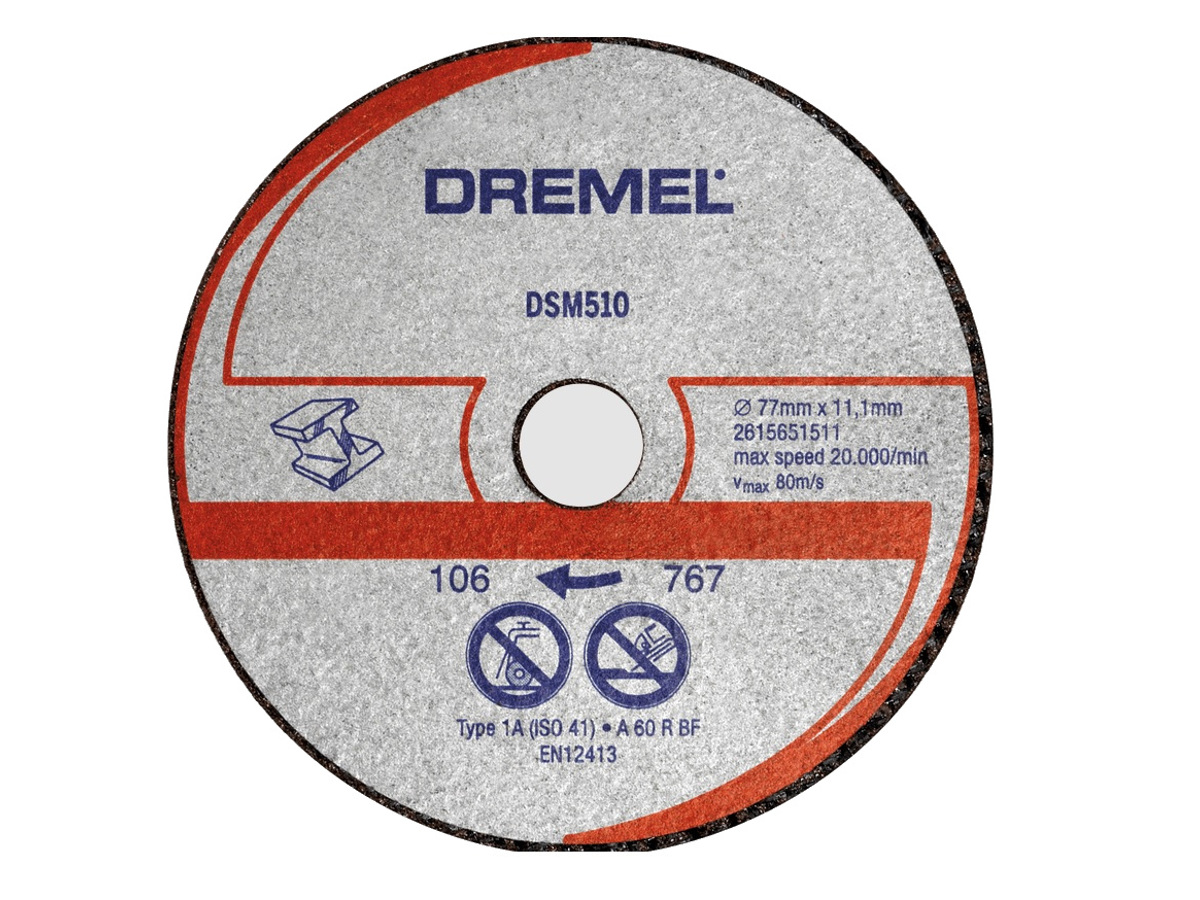 Dremel 3 dischi taglio DSM510 per metallo e plastica - Dremel | Vanzo ...