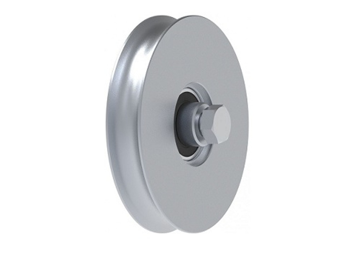 Ruota Ø 120 mm. gola tonda sp.30 mm. 2 cuscinetti art.455 | Vanzo ...