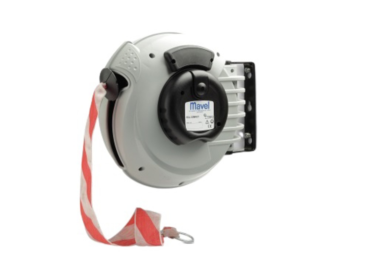 Avvolgitore Roll Master PLUS 20 metri sbarramento bianco/rosso - Mavel ...