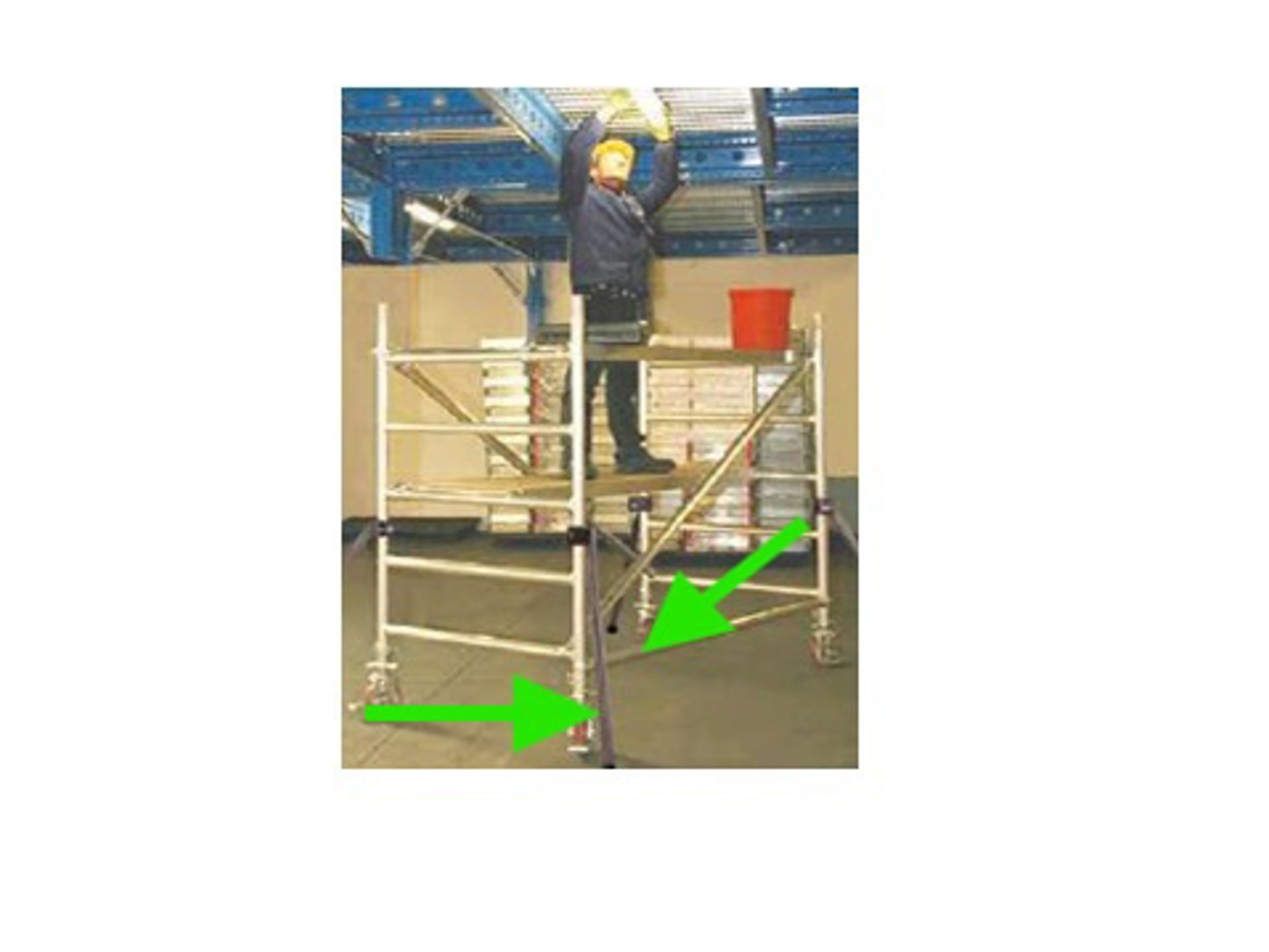 Modulo S1 staffe stabilizzatrici corte per trabattello Jolly - Svelt ...