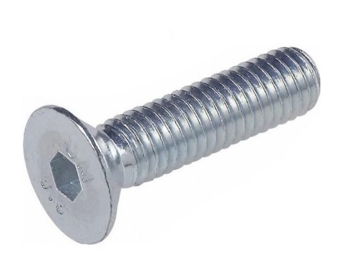 Viti TSPEI zincate bianche classe 10.9 UNI 5933 DIN 7991 | Vanzo Centro Fer